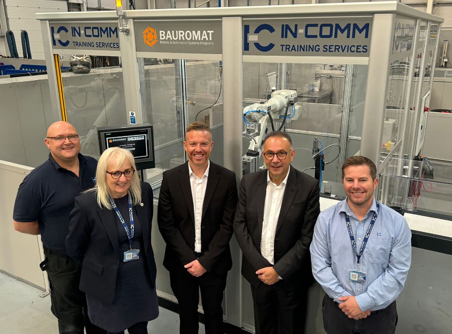 £200,000 automation cell unveiled by In-Comm Training