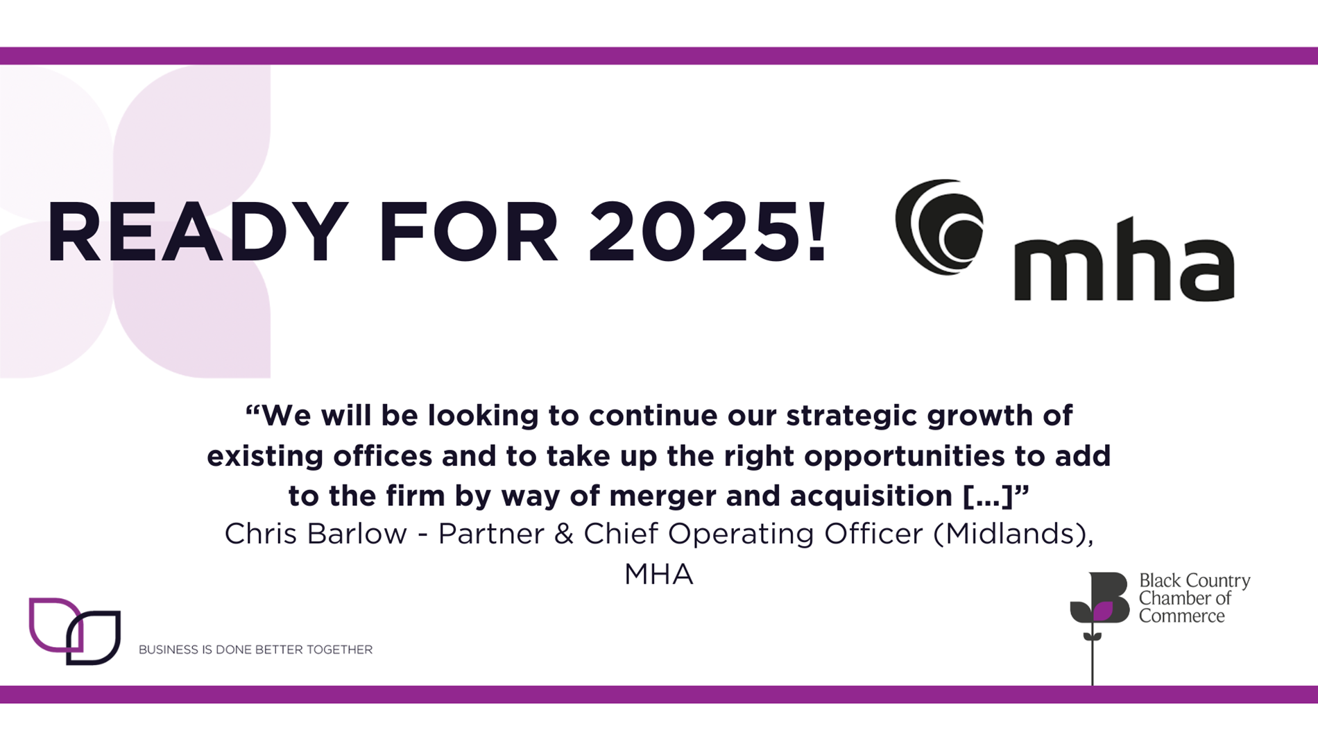 Accountants MHA plan investment in staff well-being