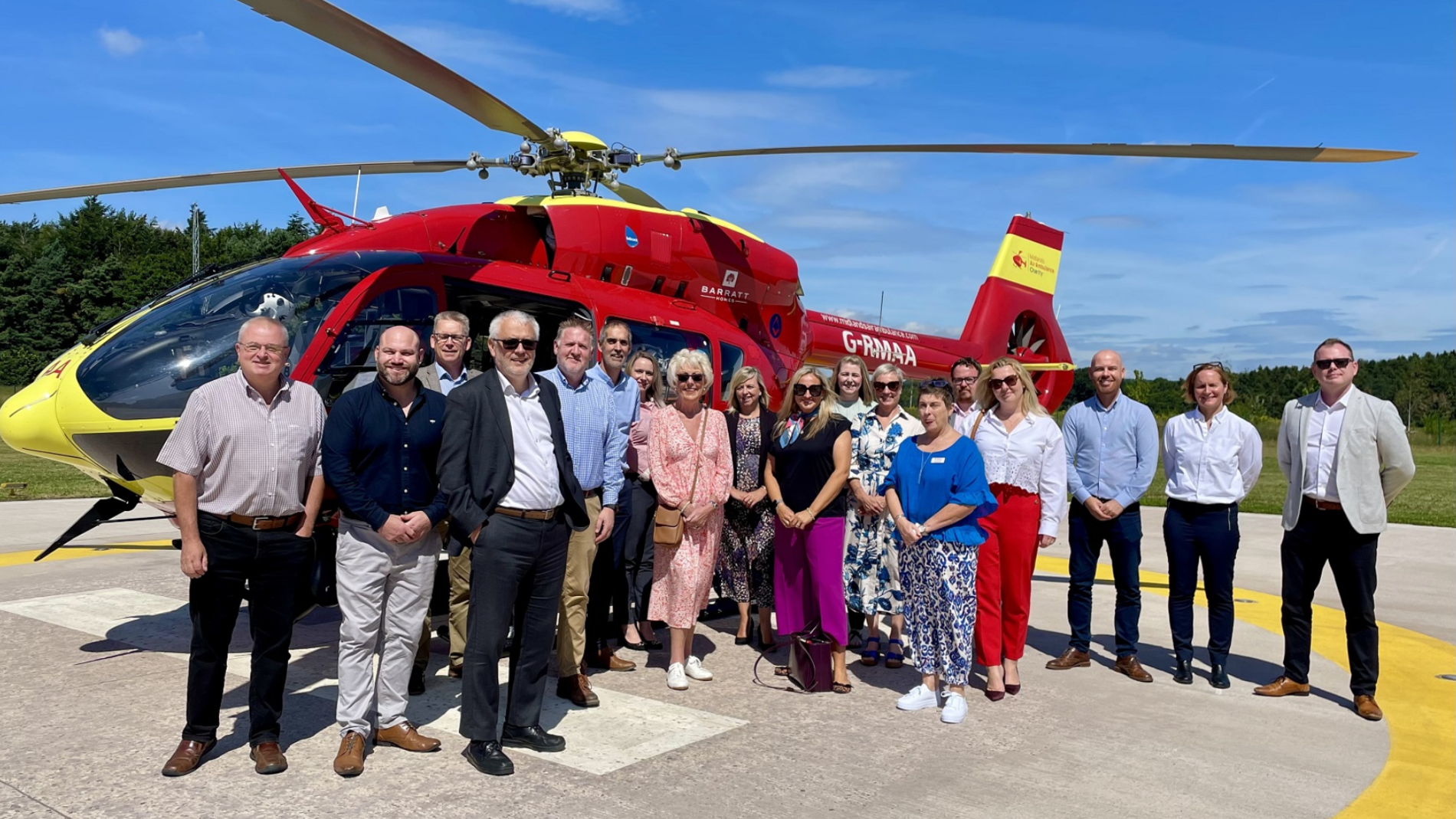 Patrons go behind the scenes at Midlands Air Ambulance HQ