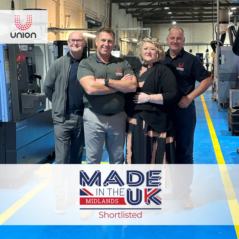 Union Fasteners Achieves Triple Shortlist at Made in the Midlands Awar