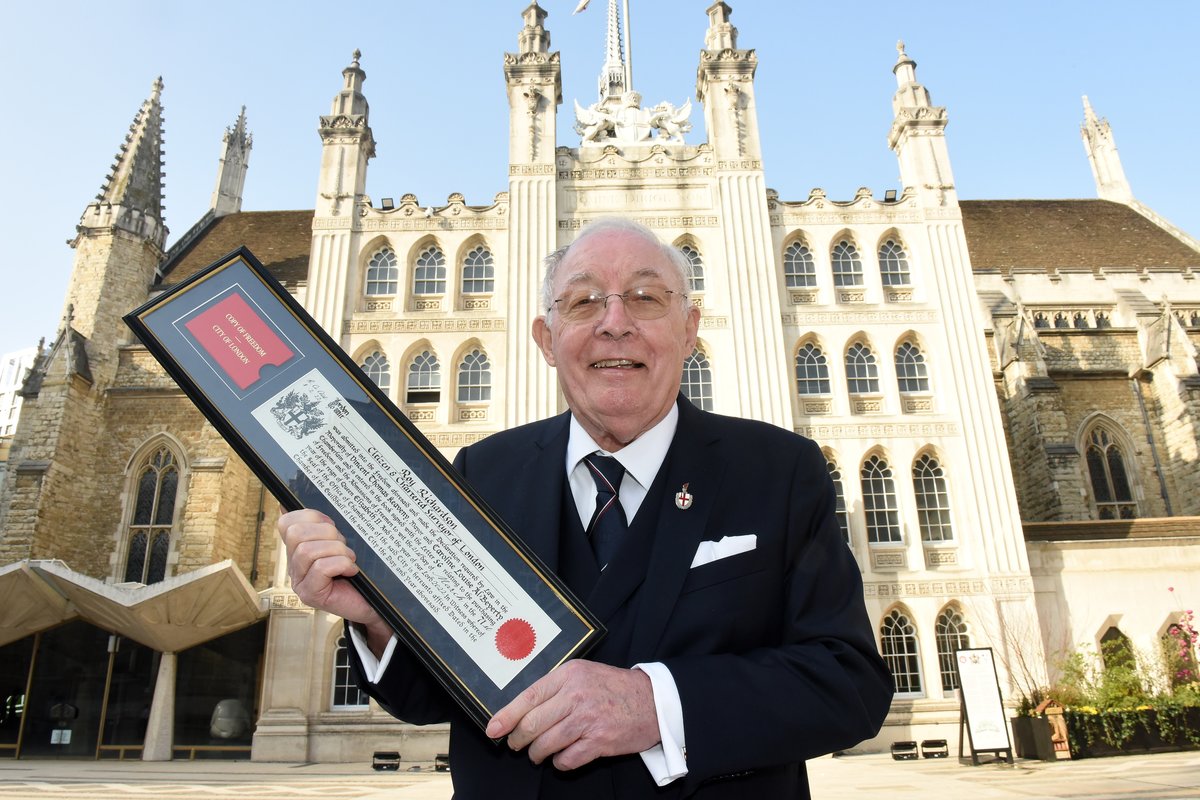 Roy Richardson receives Freedom of the City of London - Black Country ...