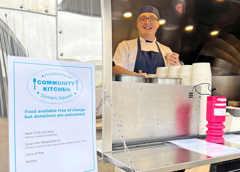 College Hosts Second Community Kitchen Event To Raise Spirits on Blue