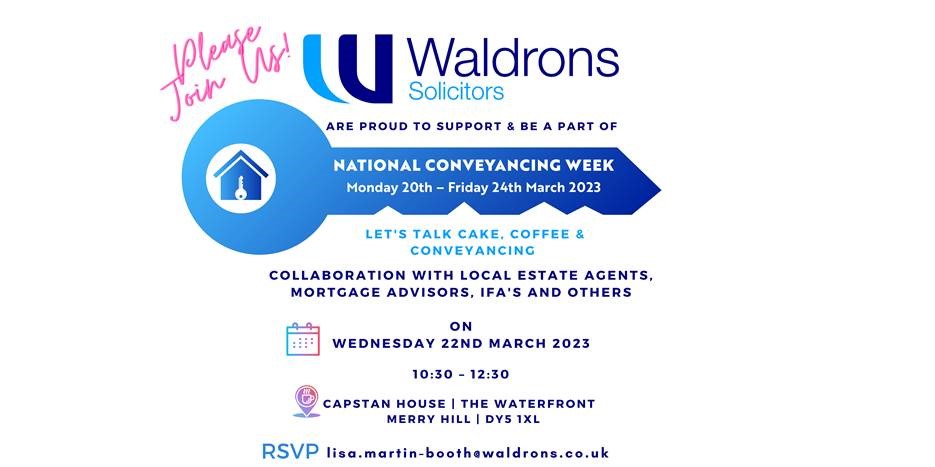 Waldrons proudly supporting inaugural National Conveyancing Week
